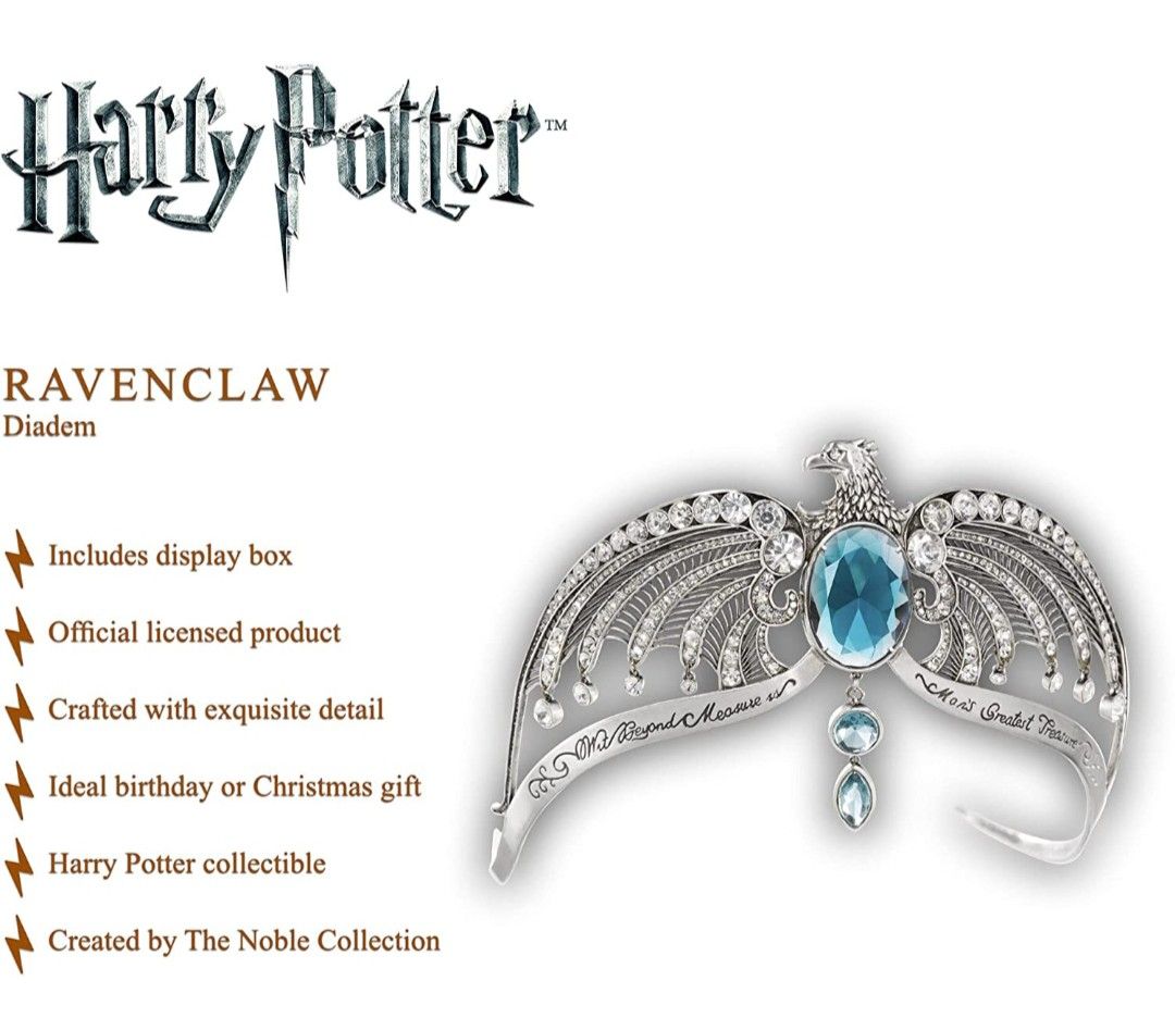 The Noble Collection- Harry Potter Rowena Ravenclaw's Diadem (Official ...