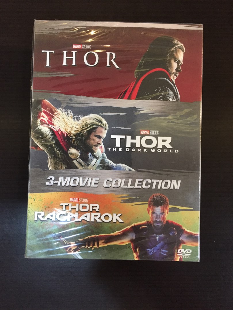 THOR: THOR/ THE DARK WORLD/RAGNAROK (3 DVD MOVIE COLLECTION), Hobbies ...