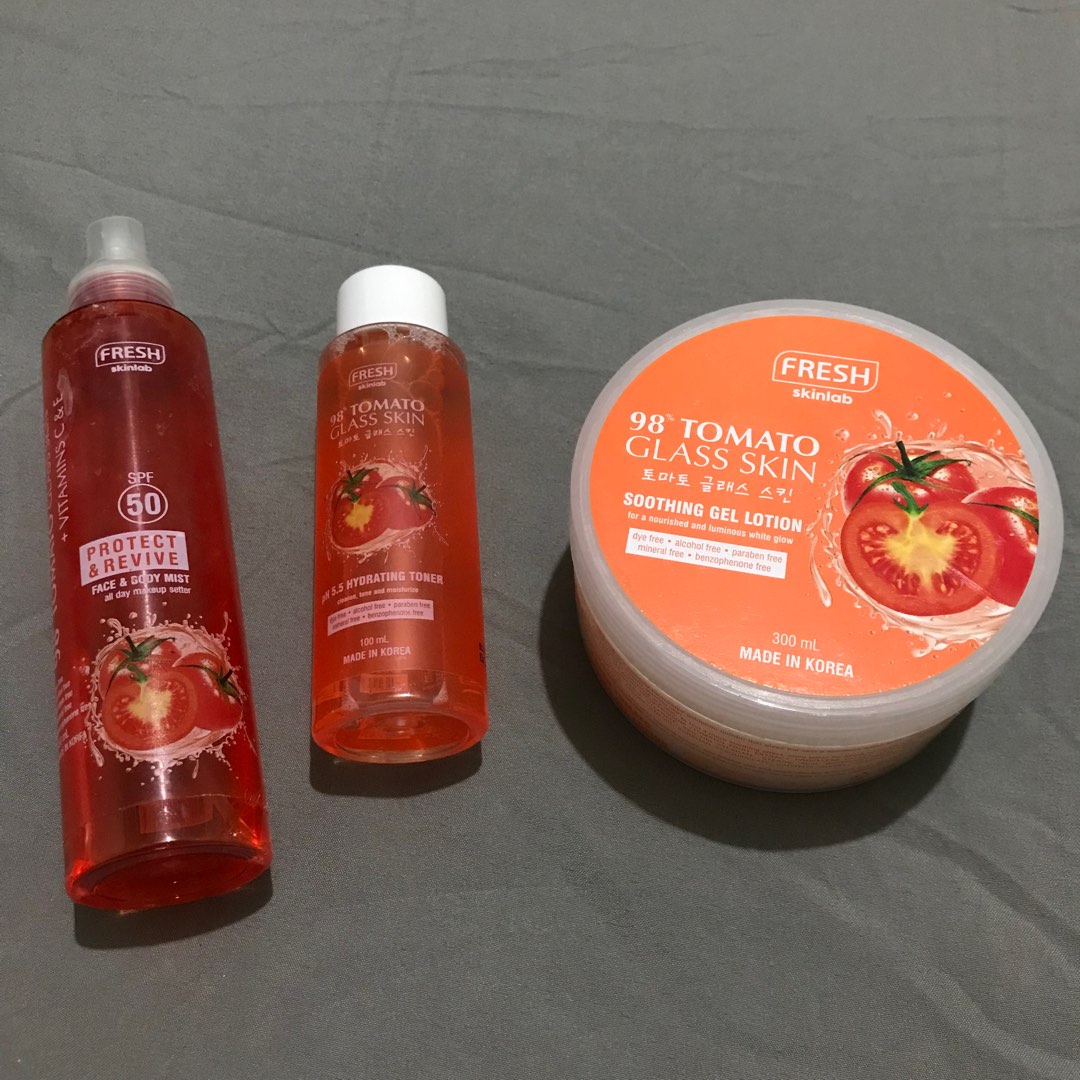 Tomato Glass Skin Set FRESH skinlab on Carousell