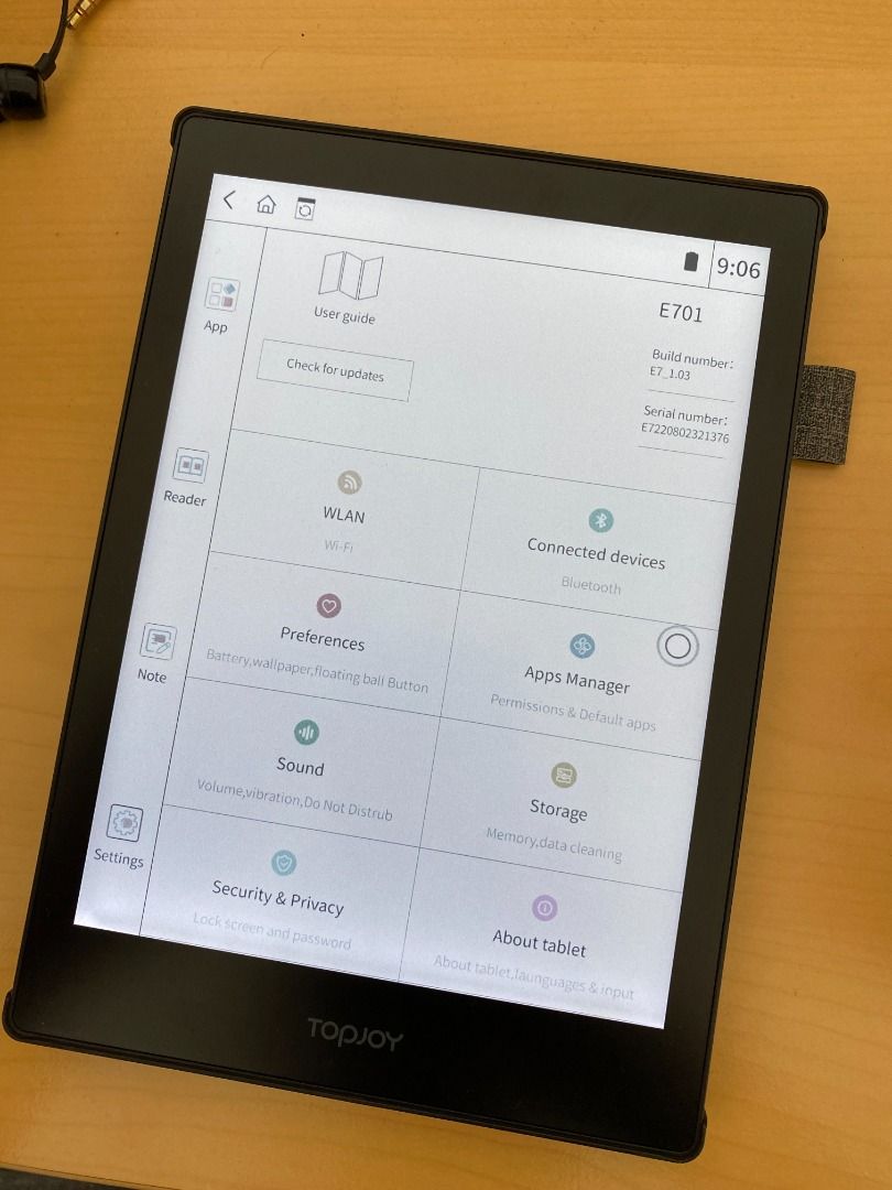 TopJoy Butterfly:Pocket-Sized True Color DES Screen E-Reader, Mobile Phones & Gadgets, E-Readers ...