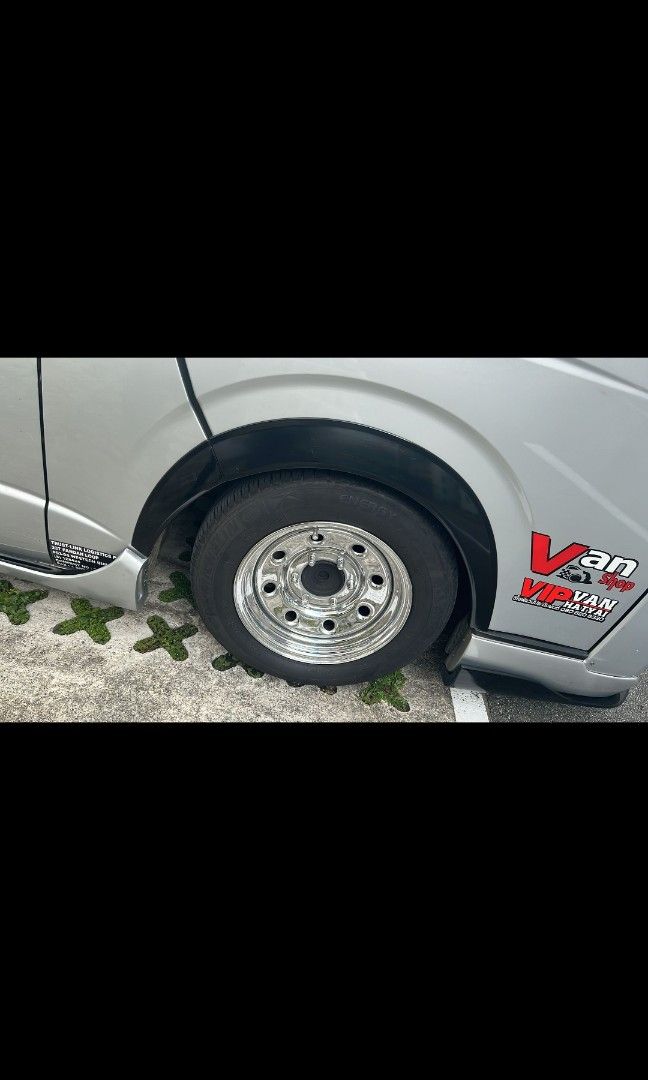 Toyota hiace chrome rims, Car Accessories, Tyres & Rims on Carousell