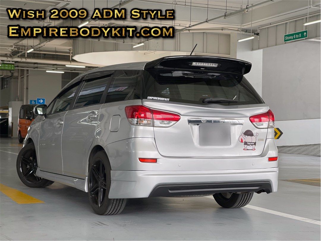 Toyota Wish Spoiler and Toyota Wish Bodykit , Car Accessories ...
