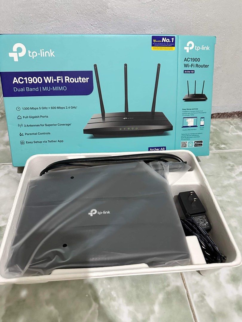 TP LINK AC1900 WIFI ROUTER, Computers & Tech, Parts & Accessories ...