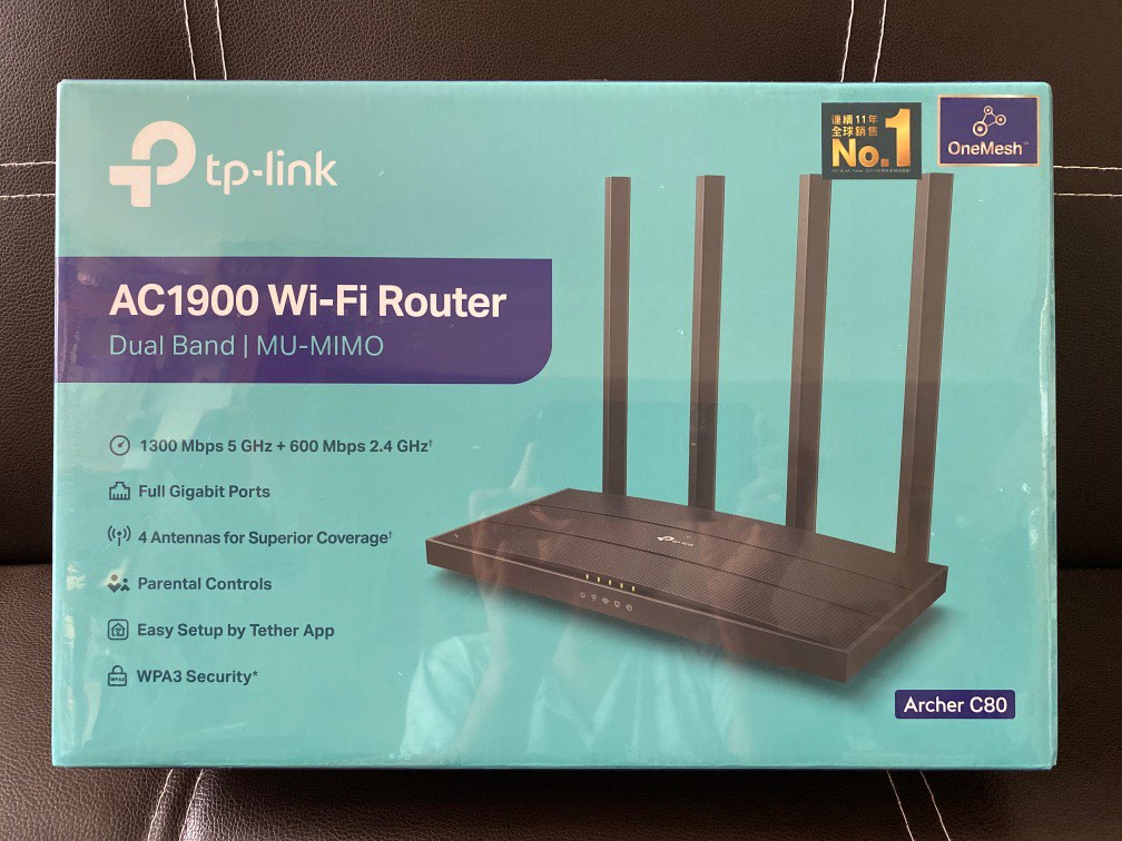 TP-LINK Archer C80 AC1900 WI-FI Router, 電腦＆科技, 商務用科技產品 - Carousell