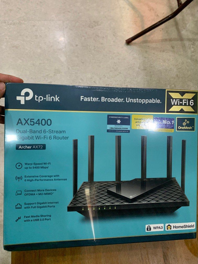 Tp-Link AX5400 Router, Computers & Tech, Parts & Accessories ...