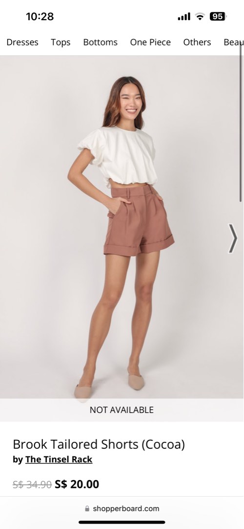 TTR Brook shorts in cocoa ($32), Women's Fashion, Bottoms, Shorts on ...