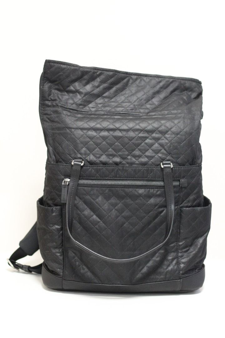 Tumi Quilted puffer Ladies Tote Backpack - 15" laptop bag / 14" carry ...