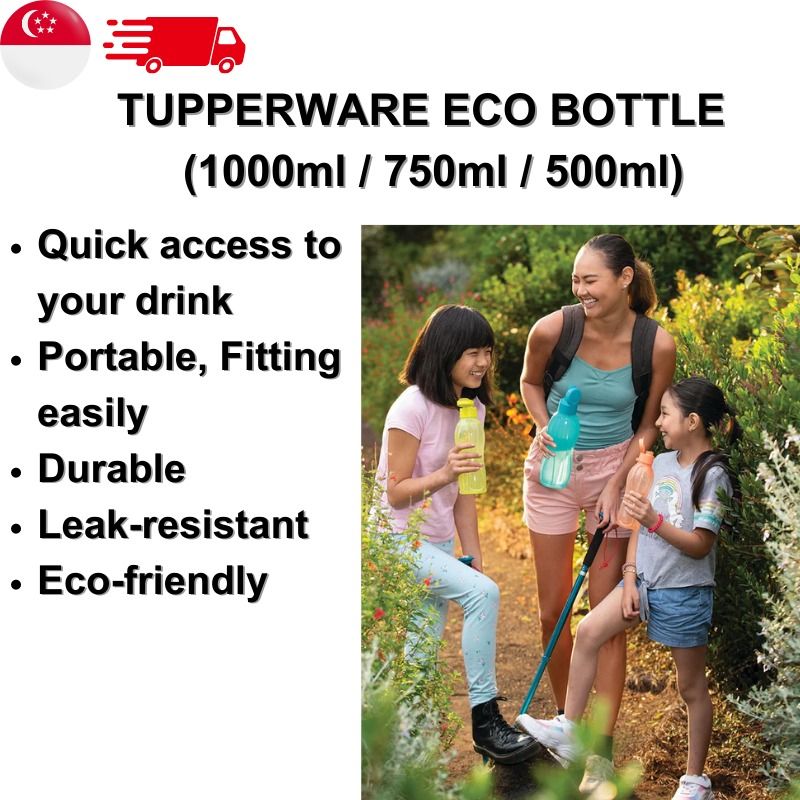 Tupperware Eco Bottle (500ml), Furniture & Home Living, Kitchenware & Tableware, Water Bottles ...