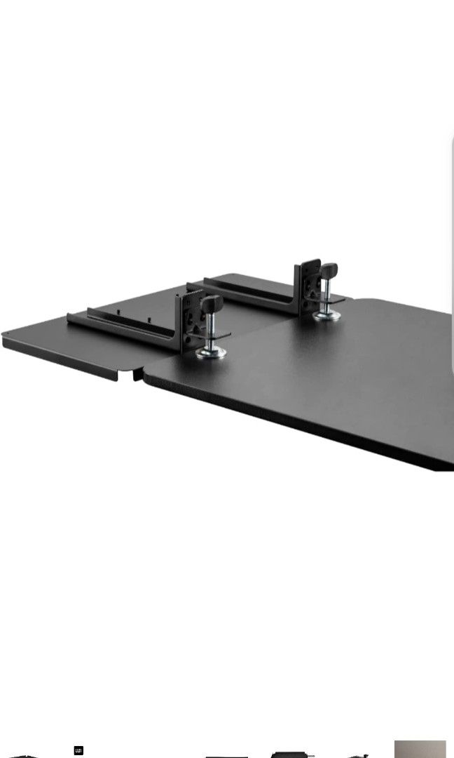 ULTi Clamp-On Desk Extension Tray Holder - No Drilling Required with ...