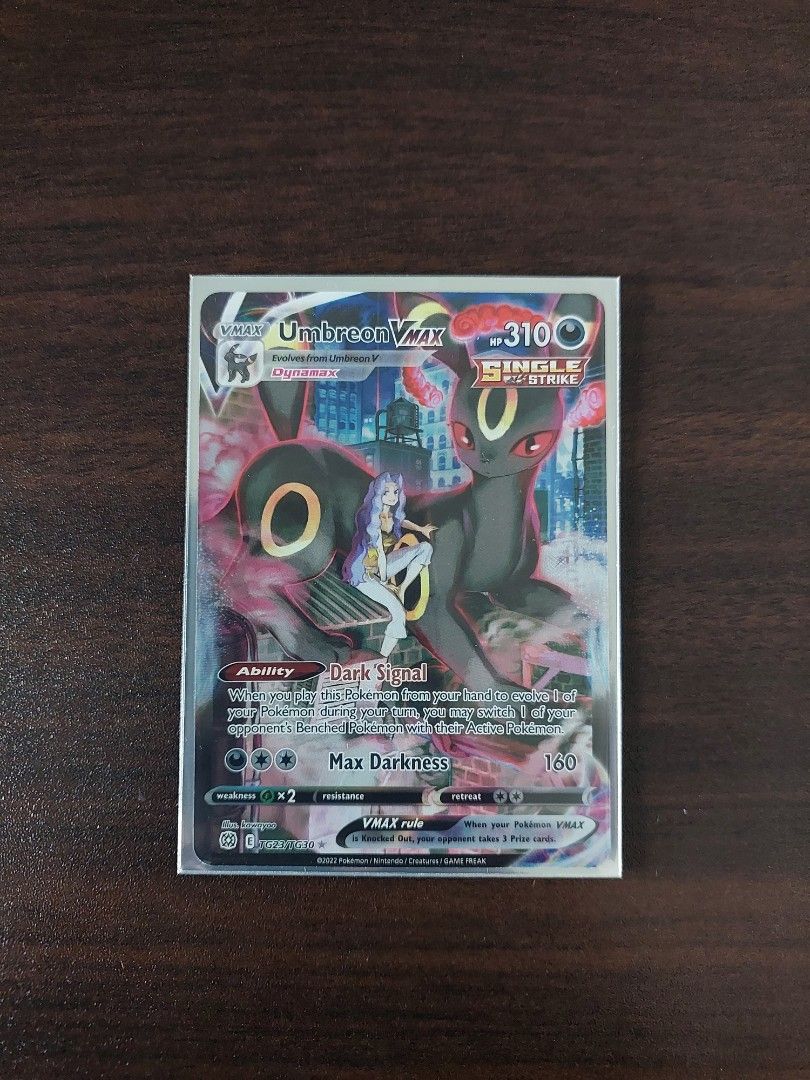 UMBREON VMAX TRAINER GALLERY TG23 FULL ART BRILLIANT STARS POKEMON TCG ...