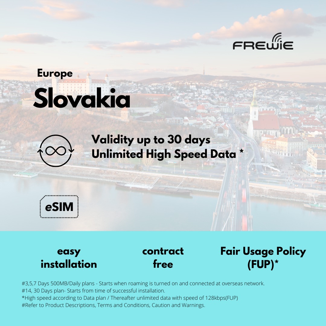 Unlimited eSIM Slovakia Data Roaming (*FUP), Mobile Phones & Gadgets ...