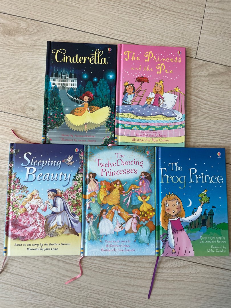 Usborne Princess Stories Box set Cinderella The Princess and the Pea ...