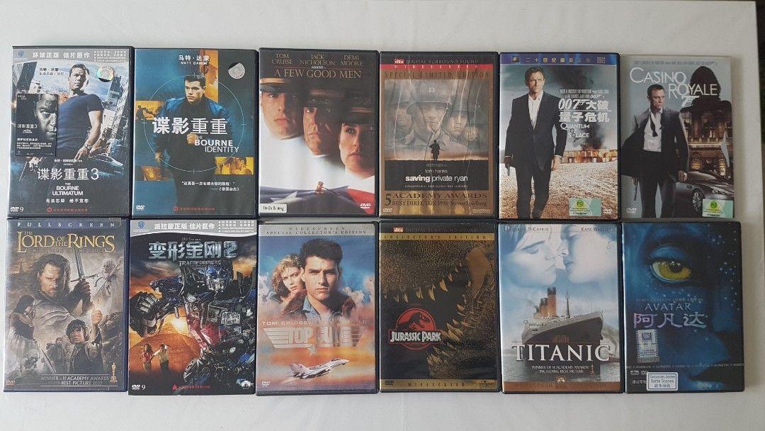 Various DVD Movies, Hobbies & Toys, Music & Media, CDs & DVDs on Carousell