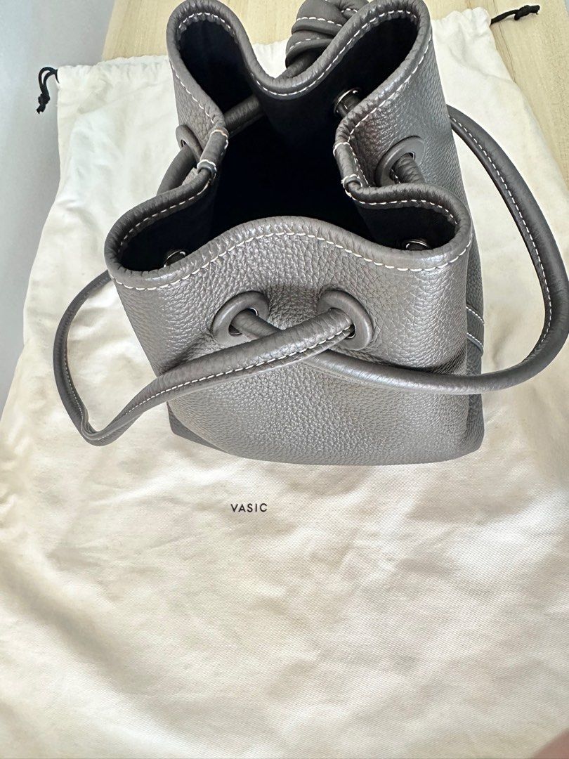 Vasic mini bond leather gray, Luxury, Bags & Wallets on Carousell