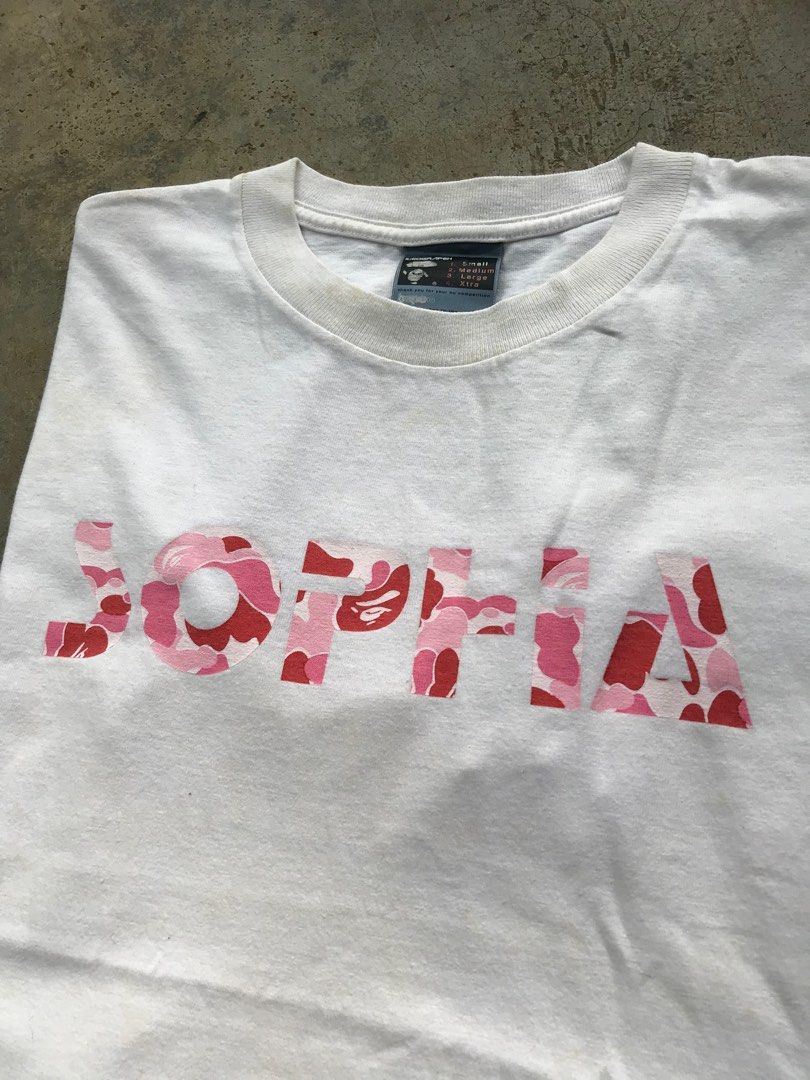 Vintage Bape Sophia tour Rare, Men's Fashion, Tops & Sets, Tshirts ...