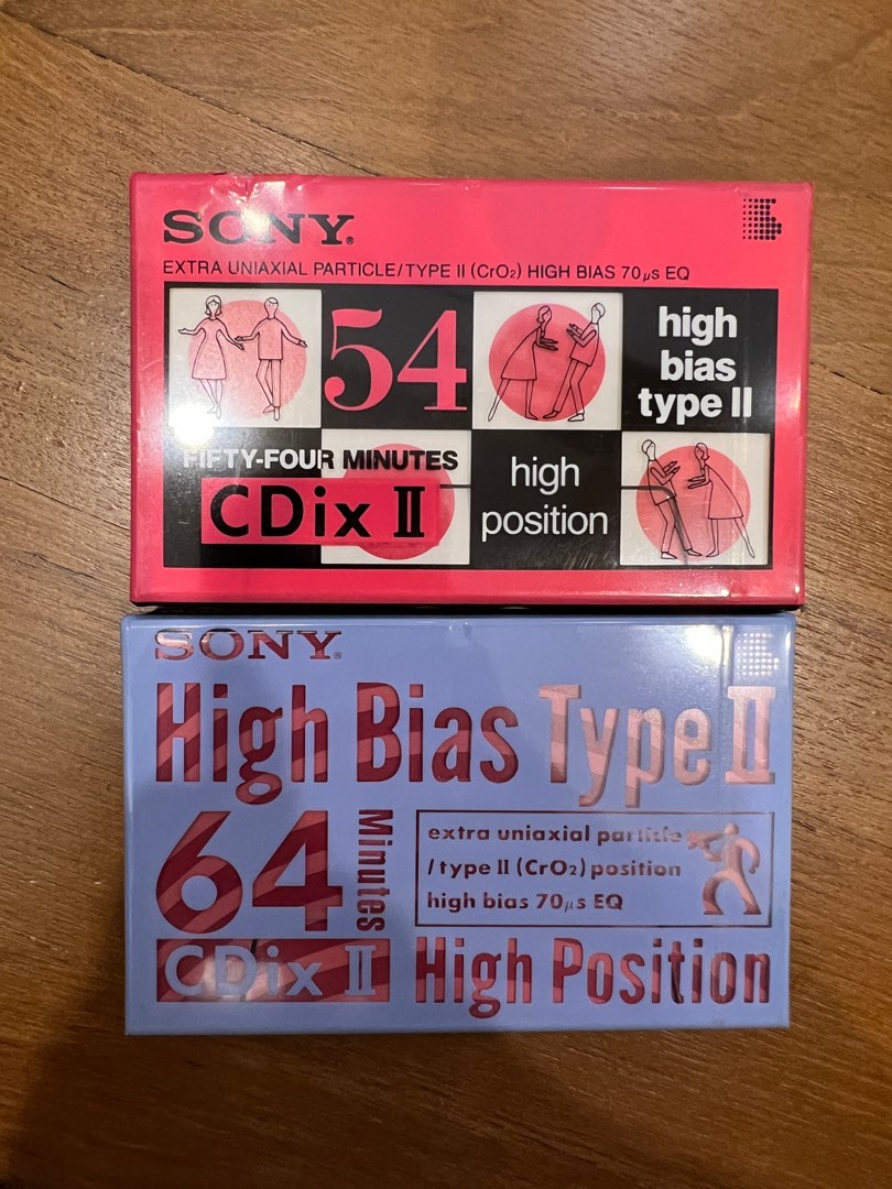 Vintage Cassette Tapes x 2 Sony Type 2, Audio, Other Audio Equipment on ...