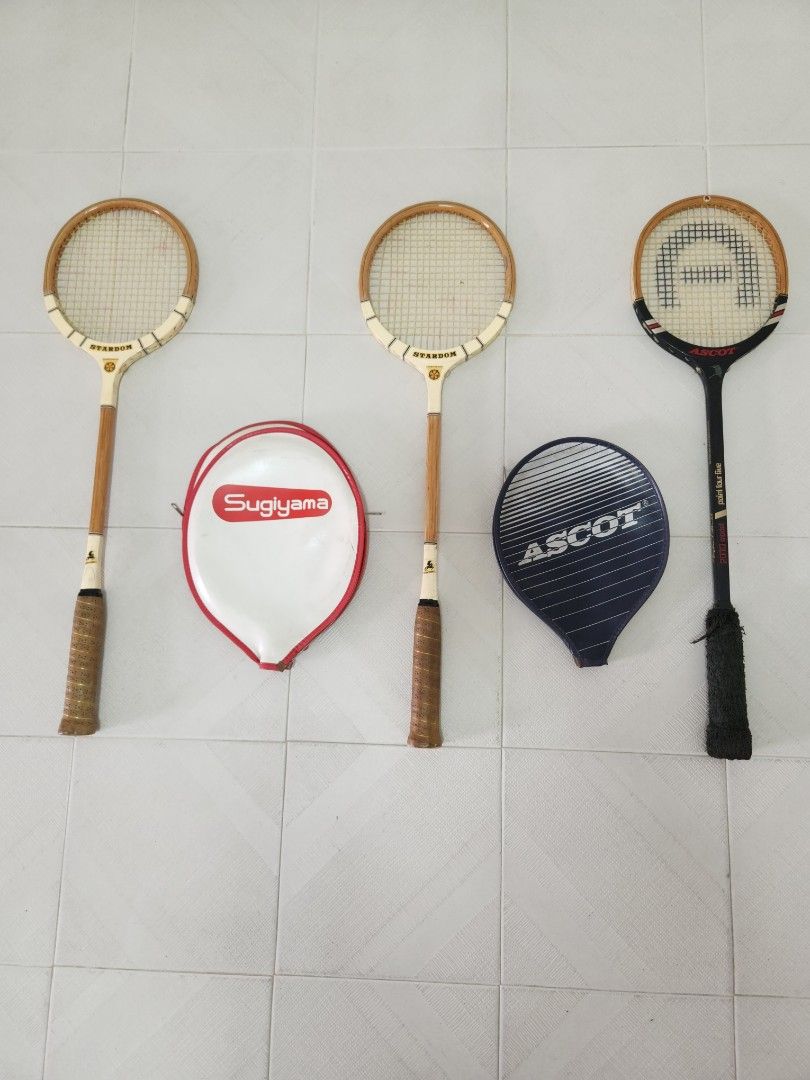 Vintage Squash Rackets, Sports Equipment, Sports & Games, Racket & Ball ...