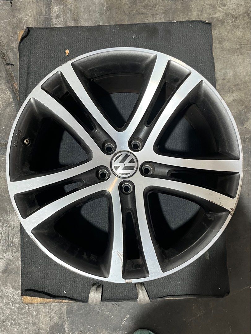 VW Tiguan R-line 19” Rims only, Car Accessories, Tyres & Rims on Carousell
