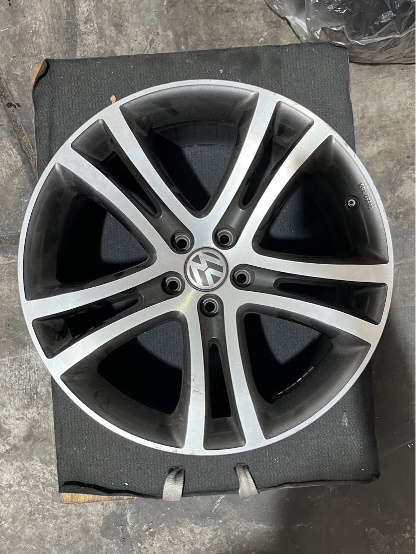 VW Tiguan R-line 19” Rims only, Car Accessories, Tyres & Rims on Carousell