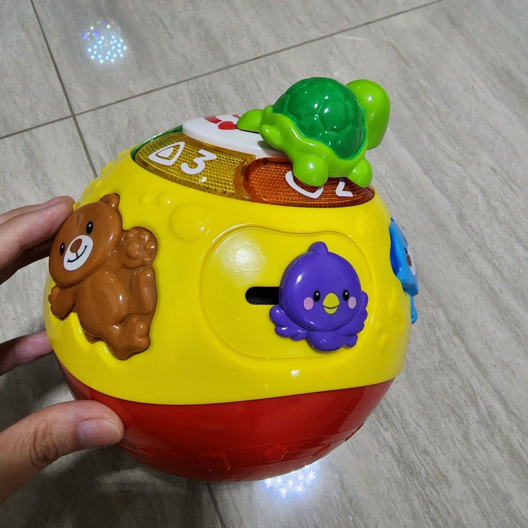 Vtech wiggle and growl ball, Babies & Kids, Infant Playtime on Carousell