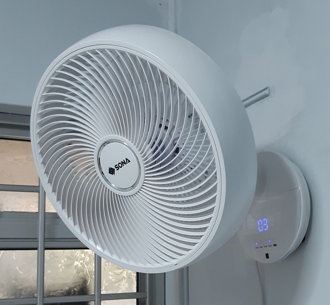 Wall Fan SONA, Furniture & Home Living, Lighting & Fans, Fans on Carousell