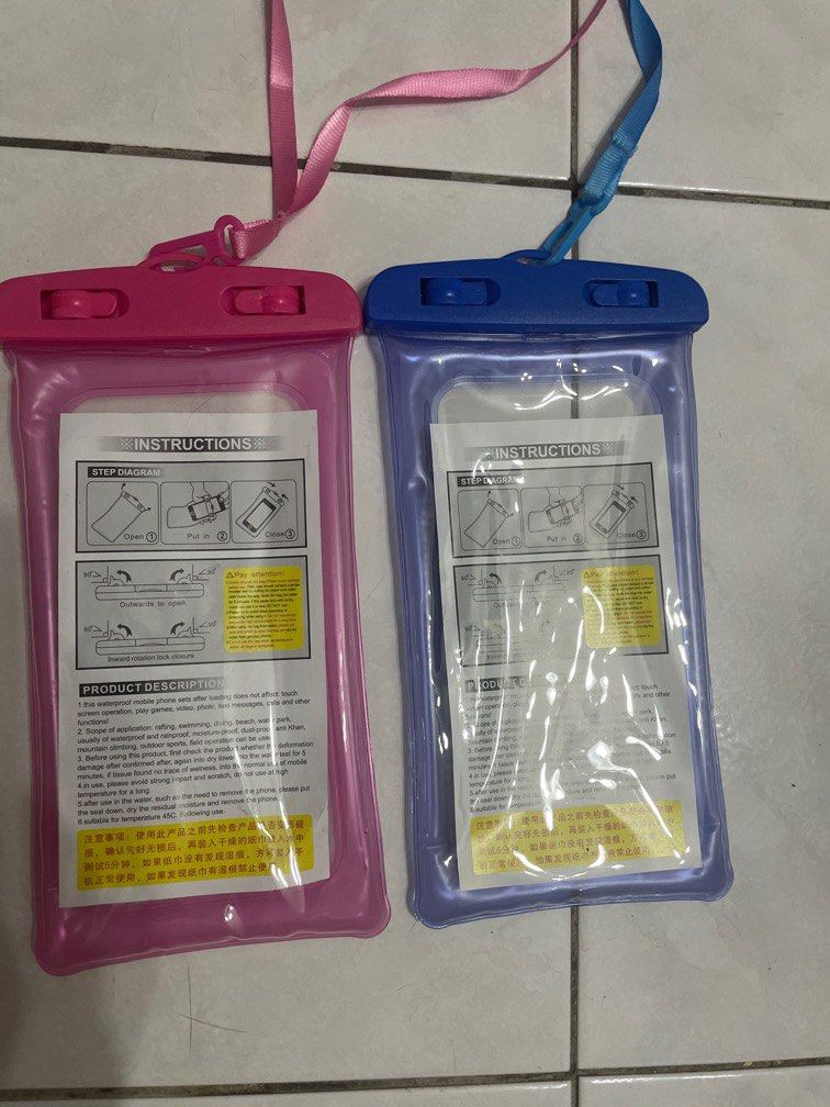 Waterproof mobile phone holder for swimming, beach water park, Sports ...