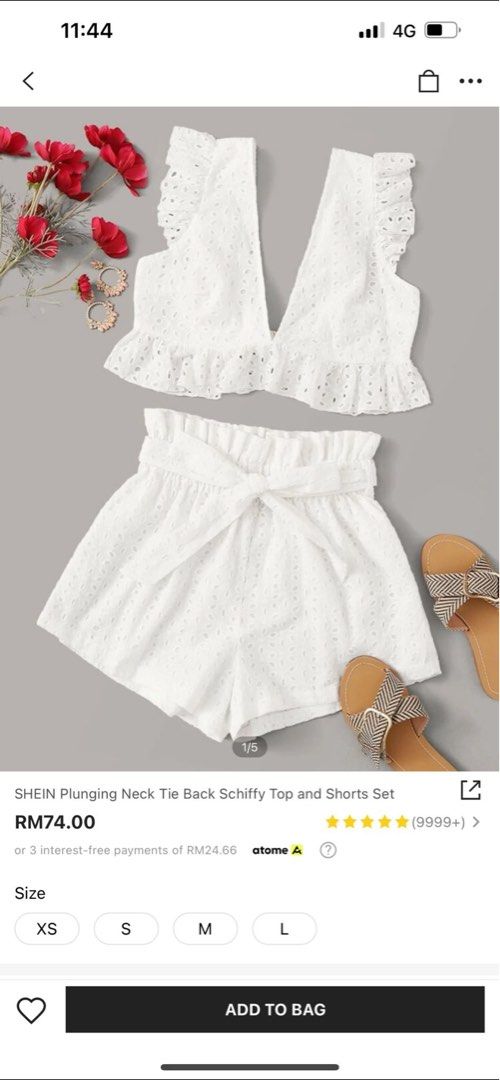 White set top and bottom, Women's Fashion, Dresses & Sets, Sets or ...
