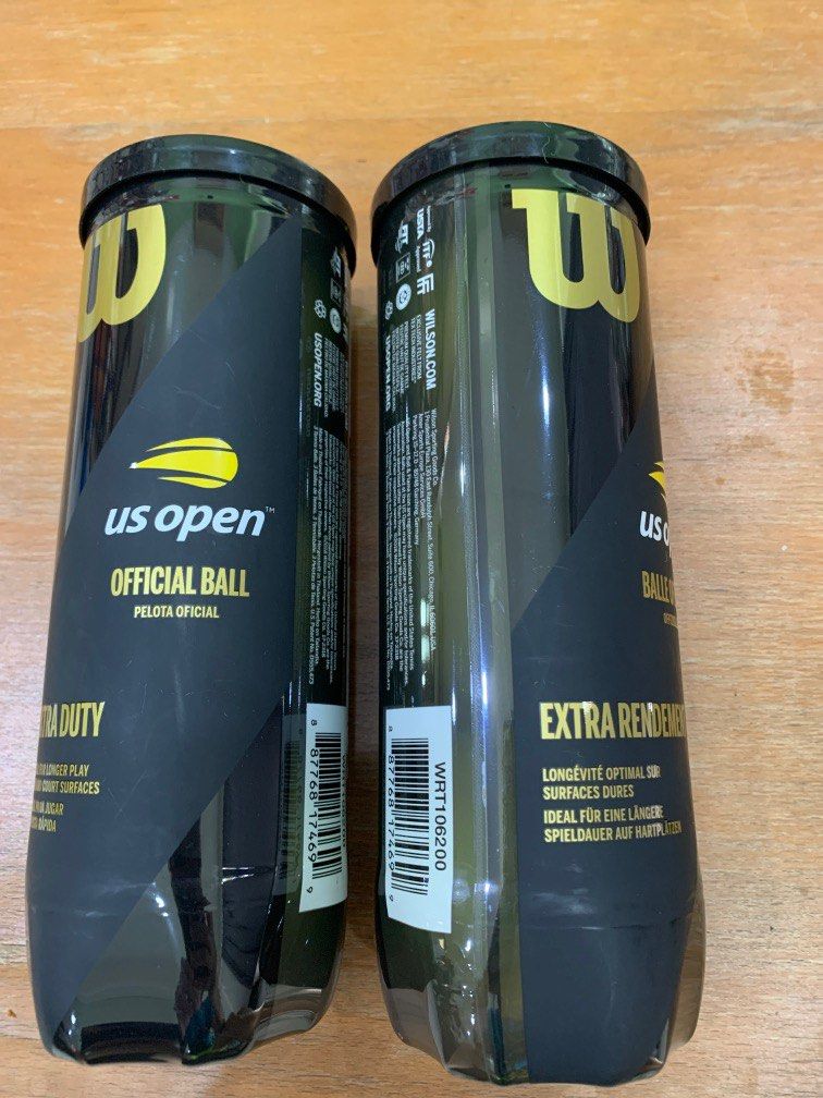 Wilson US Open Extra Duty Tennis Balls, Sports Equipment, Sports ...