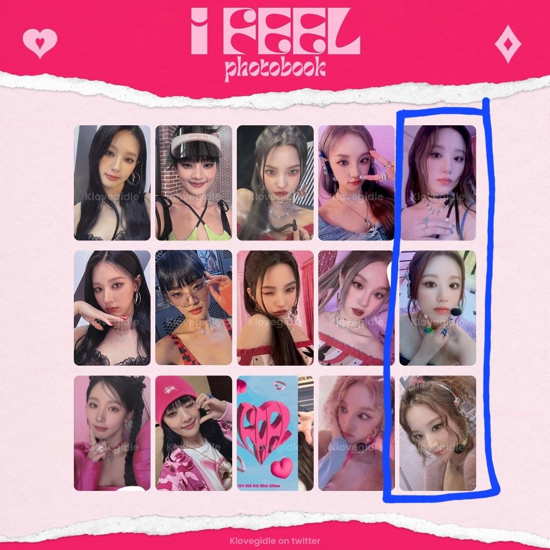 [WTS] Gidle I Feel Album Photocards, Hobbies & Toys, Memorabilia ...