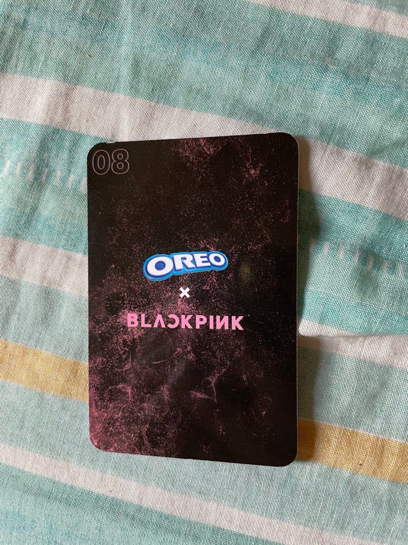 wts lisa blackpink oreo photo card number 8 (1 extra), Hobbies & Toys ...