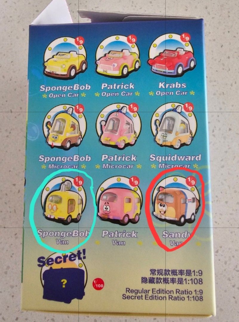 WTT/ WTS Popmart Spongebob Car (Sandy), Hobbies & Toys, Toys & Games on ...