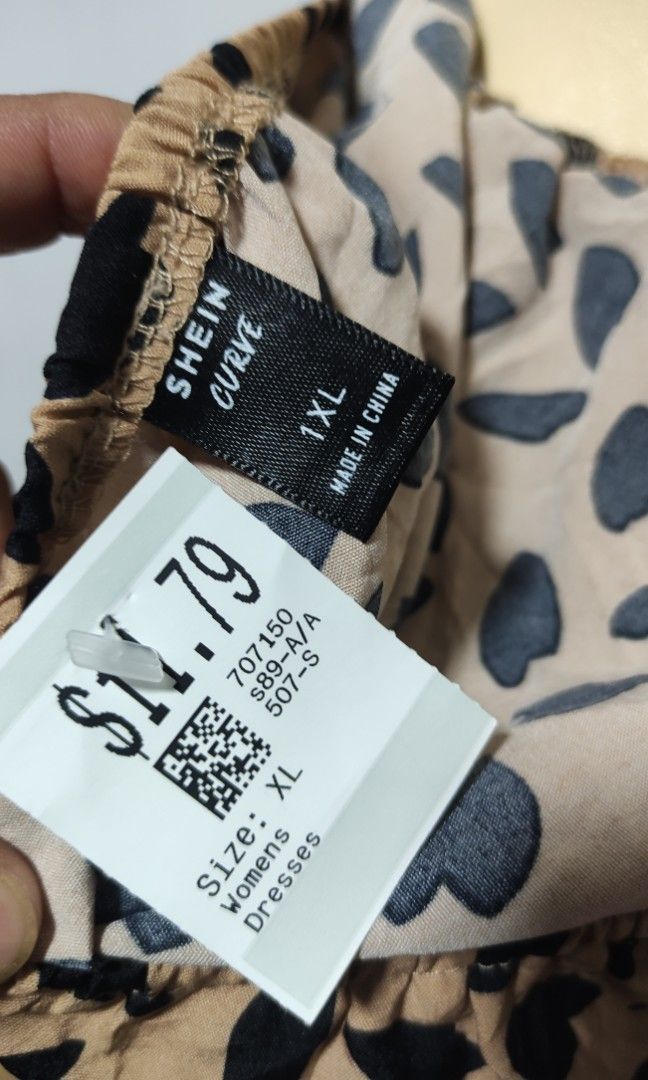 XL: Shein Curve Dress, Women's Fashion, Dresses & Sets, Dresses on Carousell