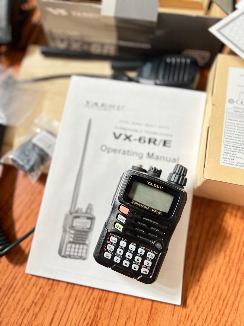 YAESU VX-6R w/ accessories, Mobile Phones & Gadgets, Other Gadgets on ...