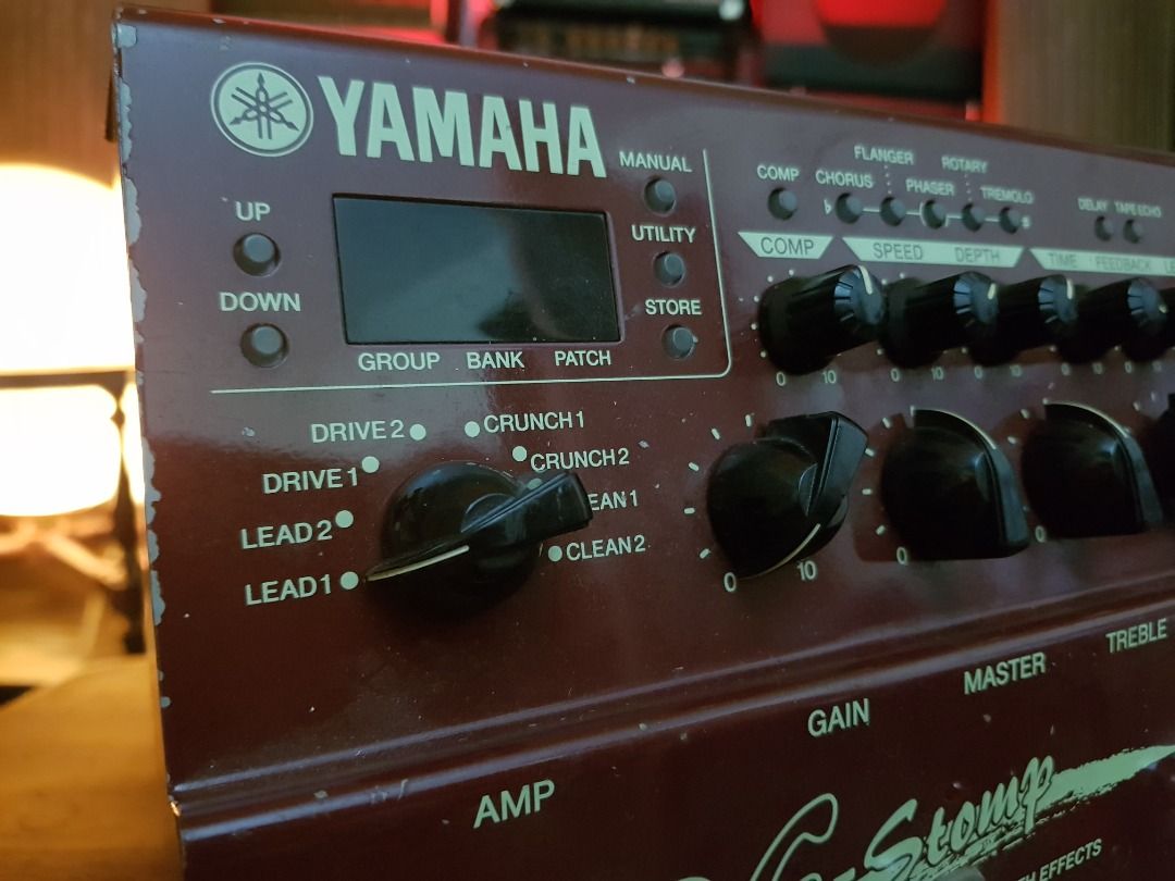 Yamaha DG Stomp-Pre Amplifier (Used), Hobbies & Toys, Music & Media ...