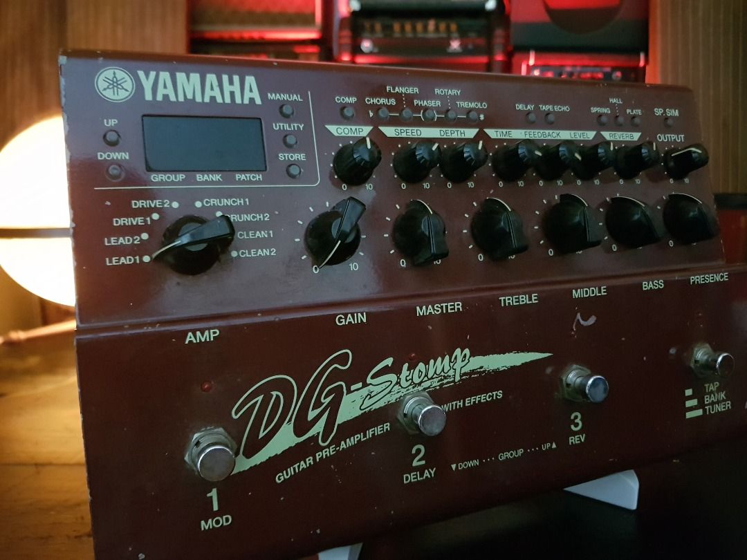 Yamaha DG Stomp-Pre Amplifier (Used), Hobbies & Toys, Music & Media ...