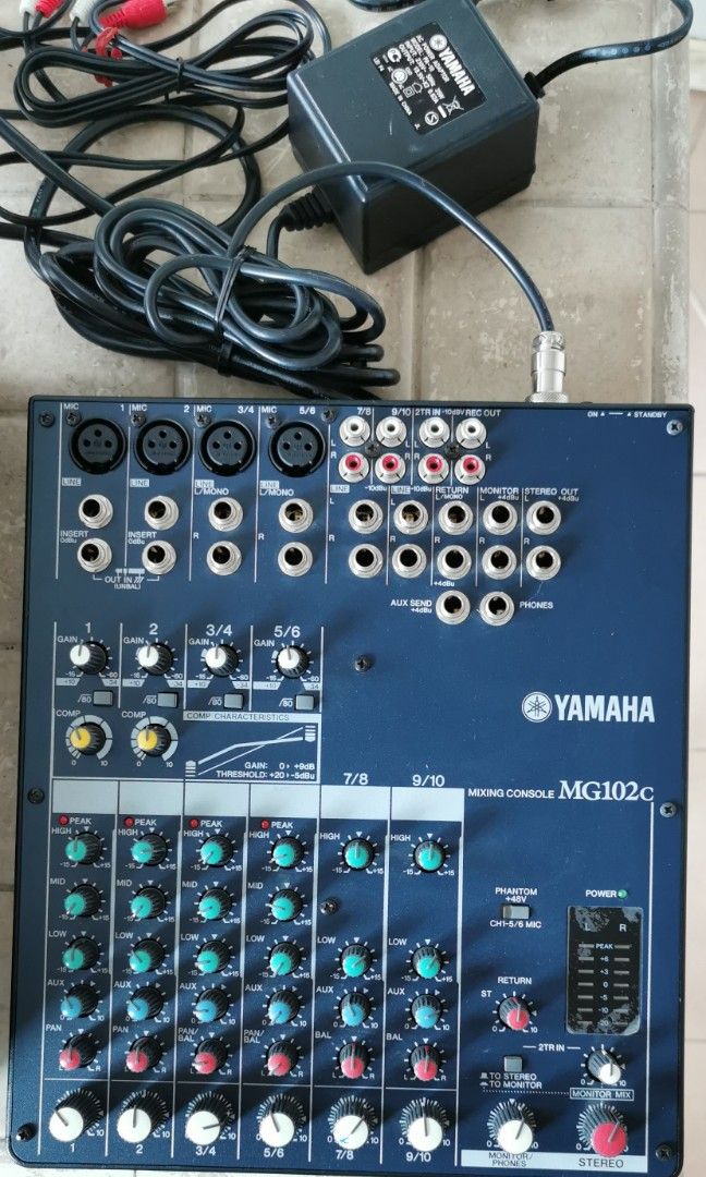Yamaha Mixing Console MG102c, Hobbies & Toys, Music & Media, Music ...