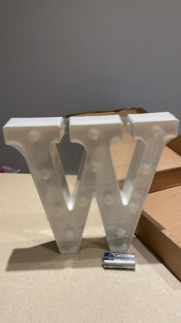 1006) LARGE LETTERS FOR WALL DECOR LED LETTER MARQUEE LIGHTS ALPHABET ...