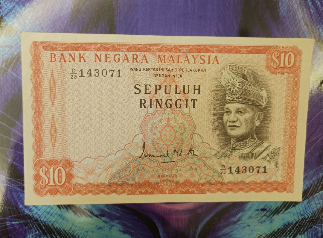 Malaysian 10 Ringgit, Hobbies & Toys, Memorabilia & Collectibles ...