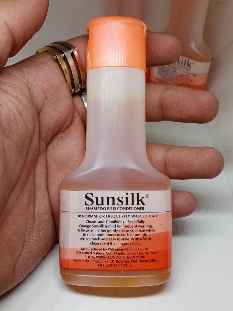 1970s Sunsilk Shampoo (Orange) w/Original Content, Beauty & Personal ...
