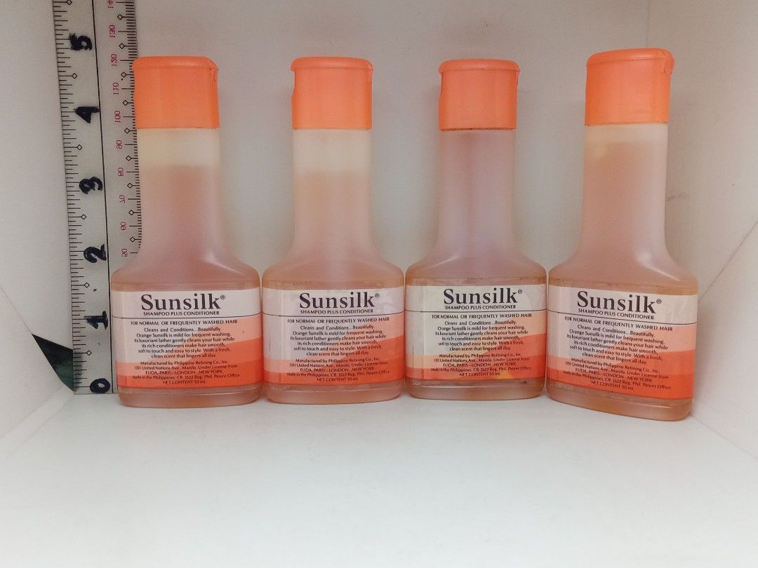 1970s Sunsilk Shampoo (Orange) w/Original Content, Beauty & Personal ...