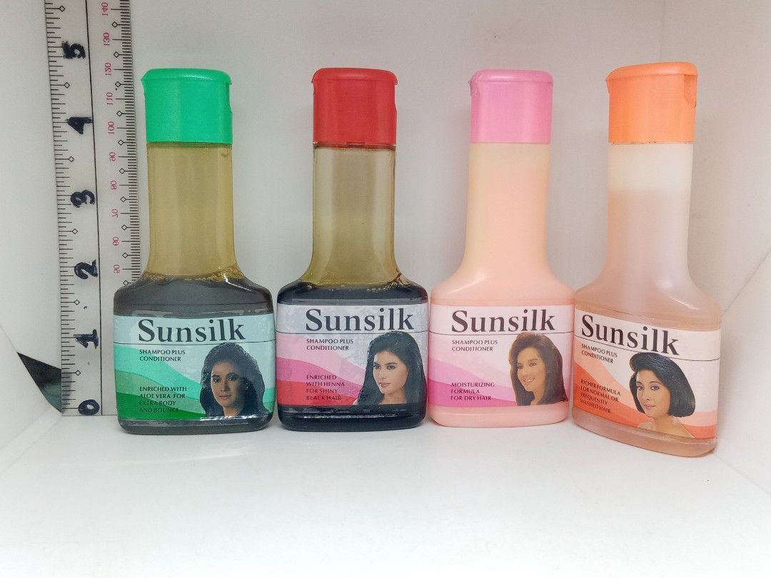 1970s Sunsilk Shampoo Set w/Original Content, Beauty & Personal Care ...
