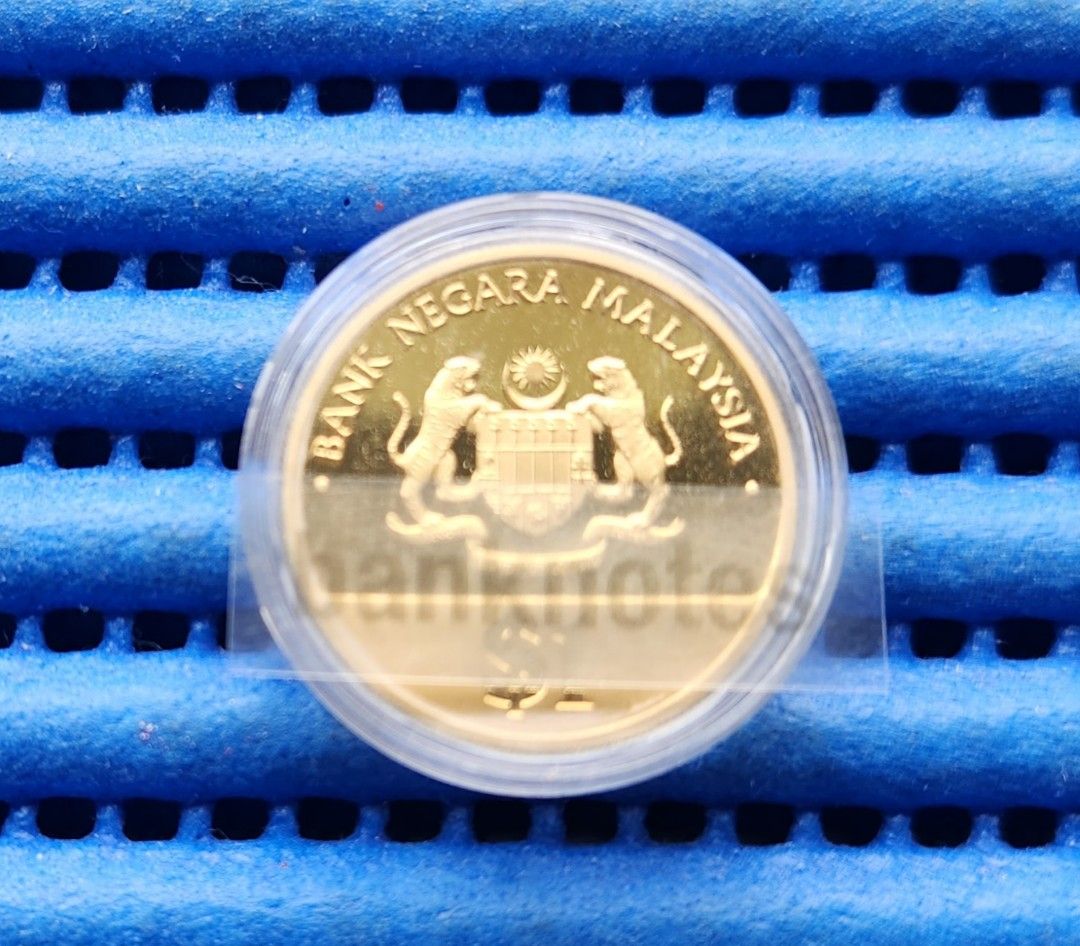 1987 Malaysia 30 Years of Independence Commemorative $1 Ringgit Proof ...