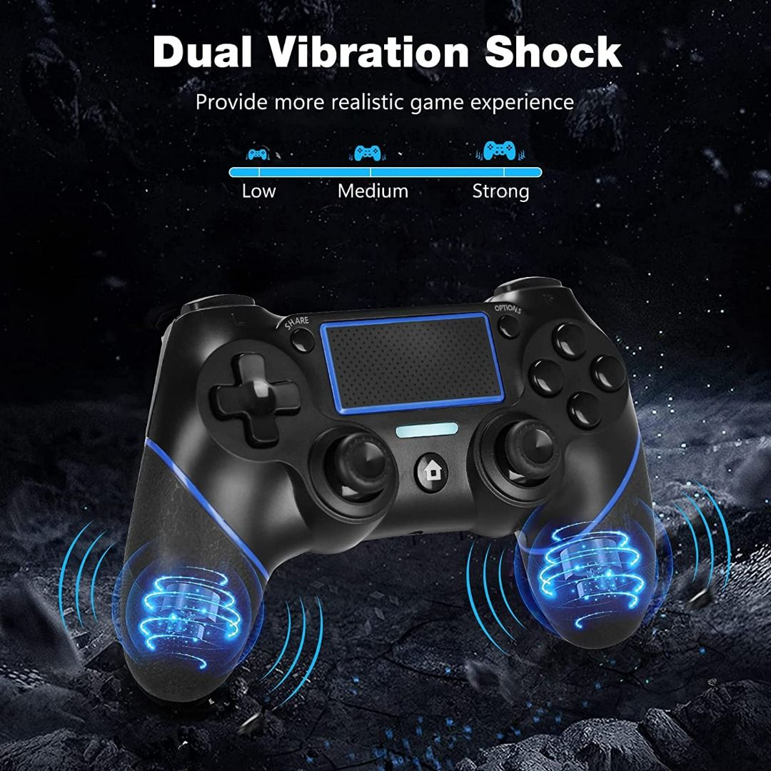 2301) Y TEAM WIRELESS CONTROLLER FOR PS4, WIRELESS PS4 GAMING CONTROLLER USB GAMEPAD JOYPAD ...