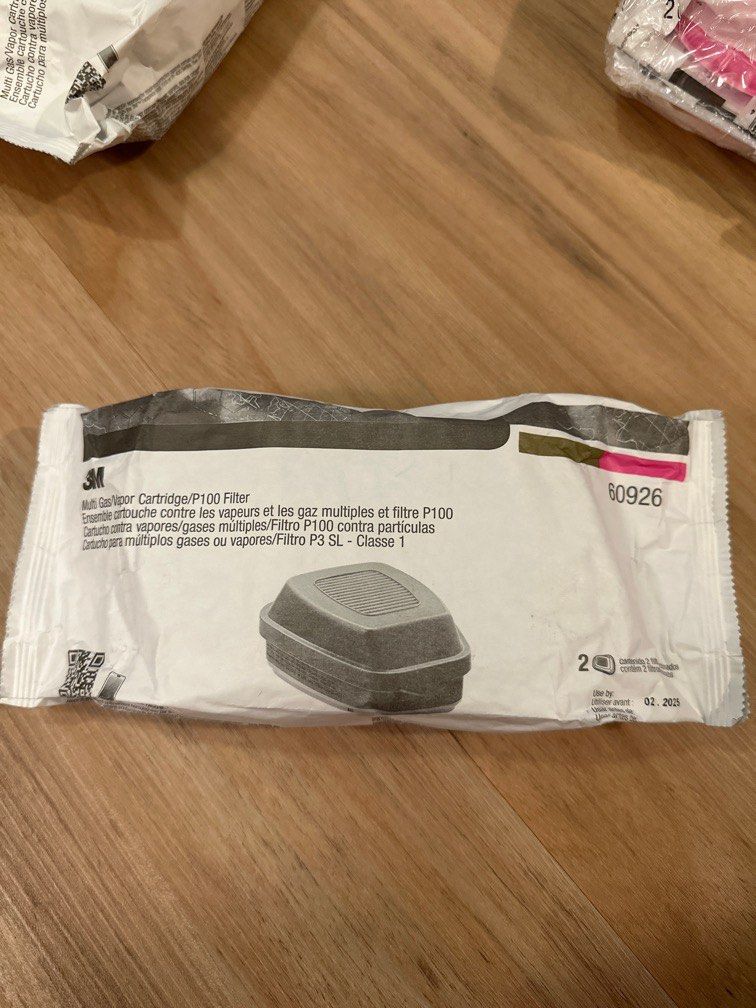 3M 60926 P100 Multi Gas Vapor Cartridge filter, 傢俬＆家居, 其他, 家居改善及收納用品 ...