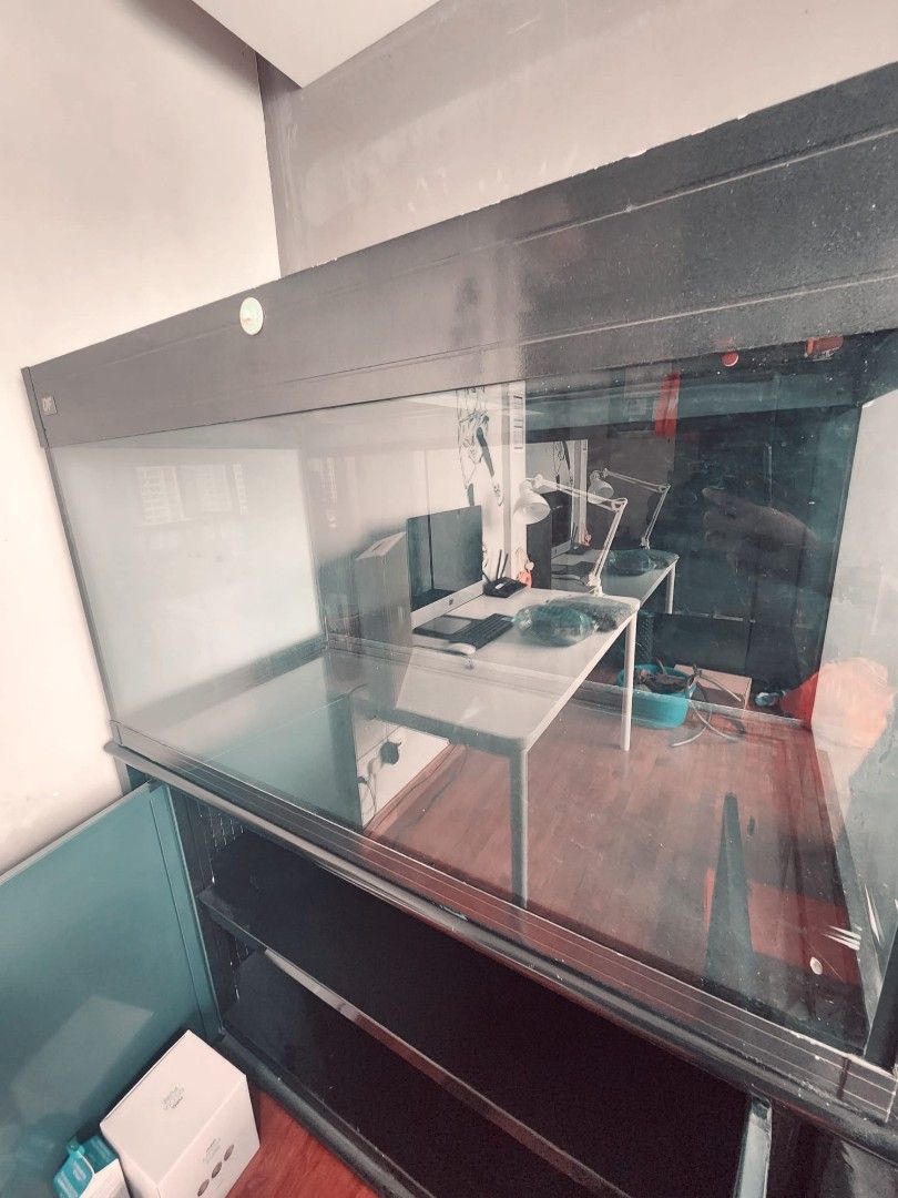 4ft by 2 by 2 fish tank and cabinet (delivery included), Pet Supplies ...