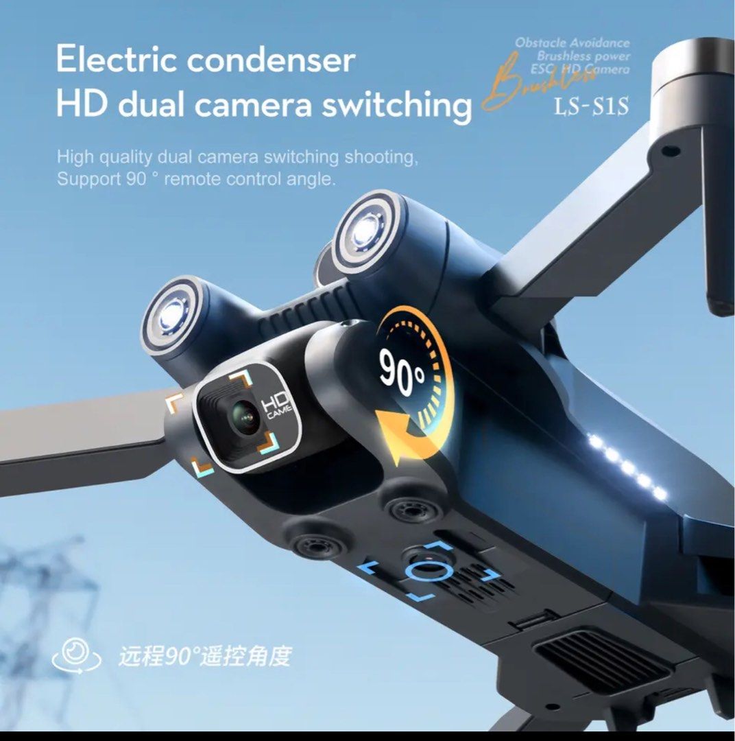 5. New S1S Mini Drone 4k Profesional 8K HD Camera Obstacle Avoidance Aerial Photography ...