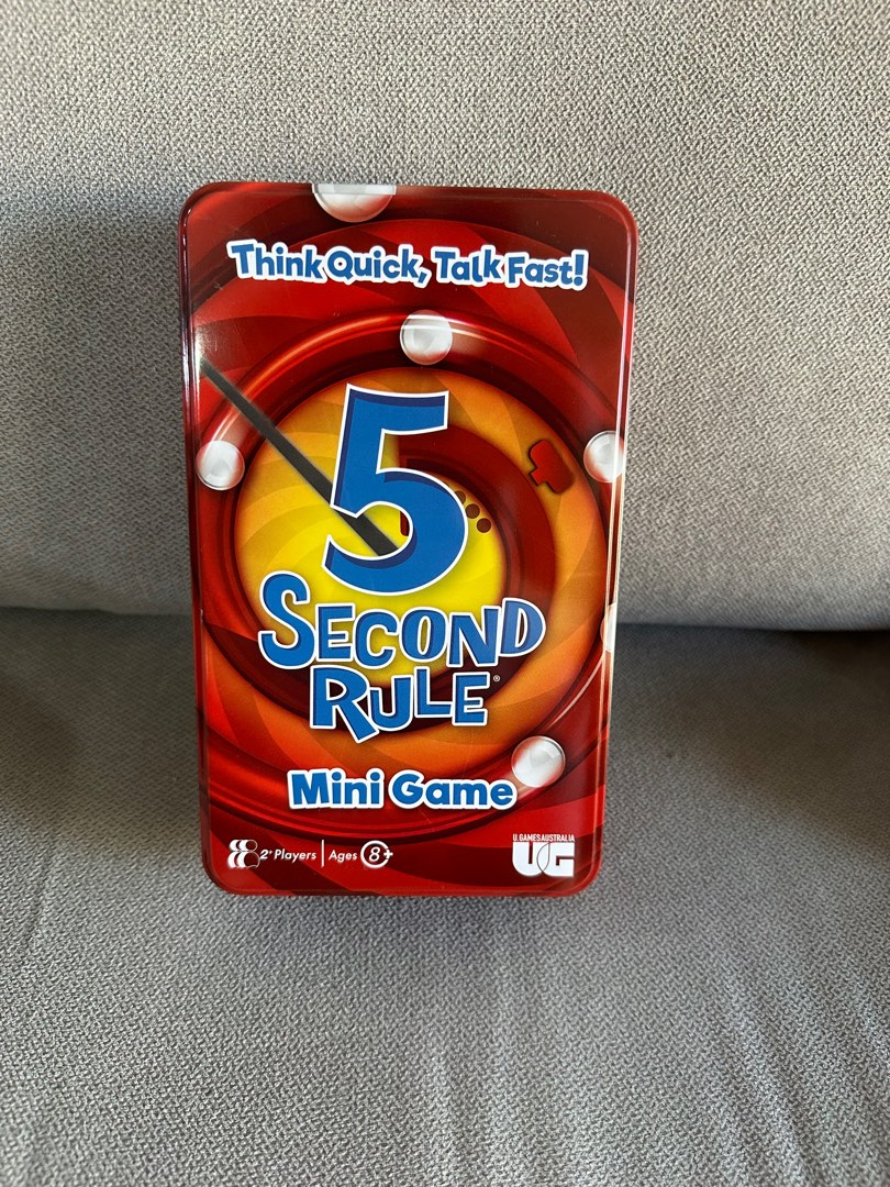 5 Second Rule Game, Hobbies & Toys, Toys & Games on Carousell