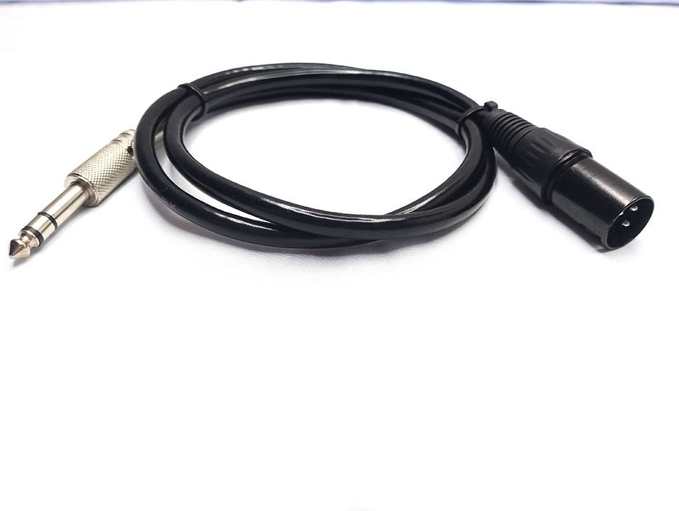 6.35mm (1/4) TRS STEREO MALE to XLR MALE 3-PIN AUIO CABLE, BEST to ...