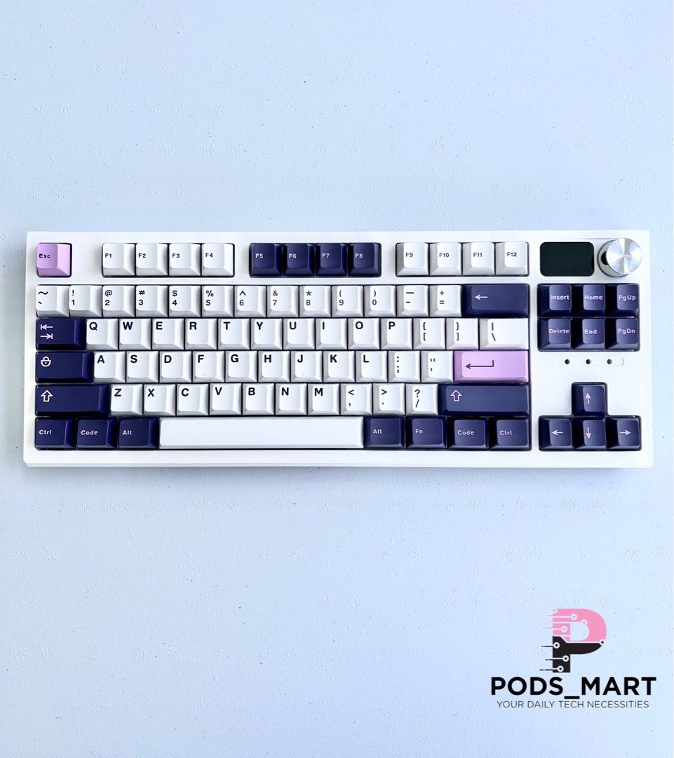 87% TKL custom mechanical keyboard (Amethyst keycaps), Computers & Tech ...