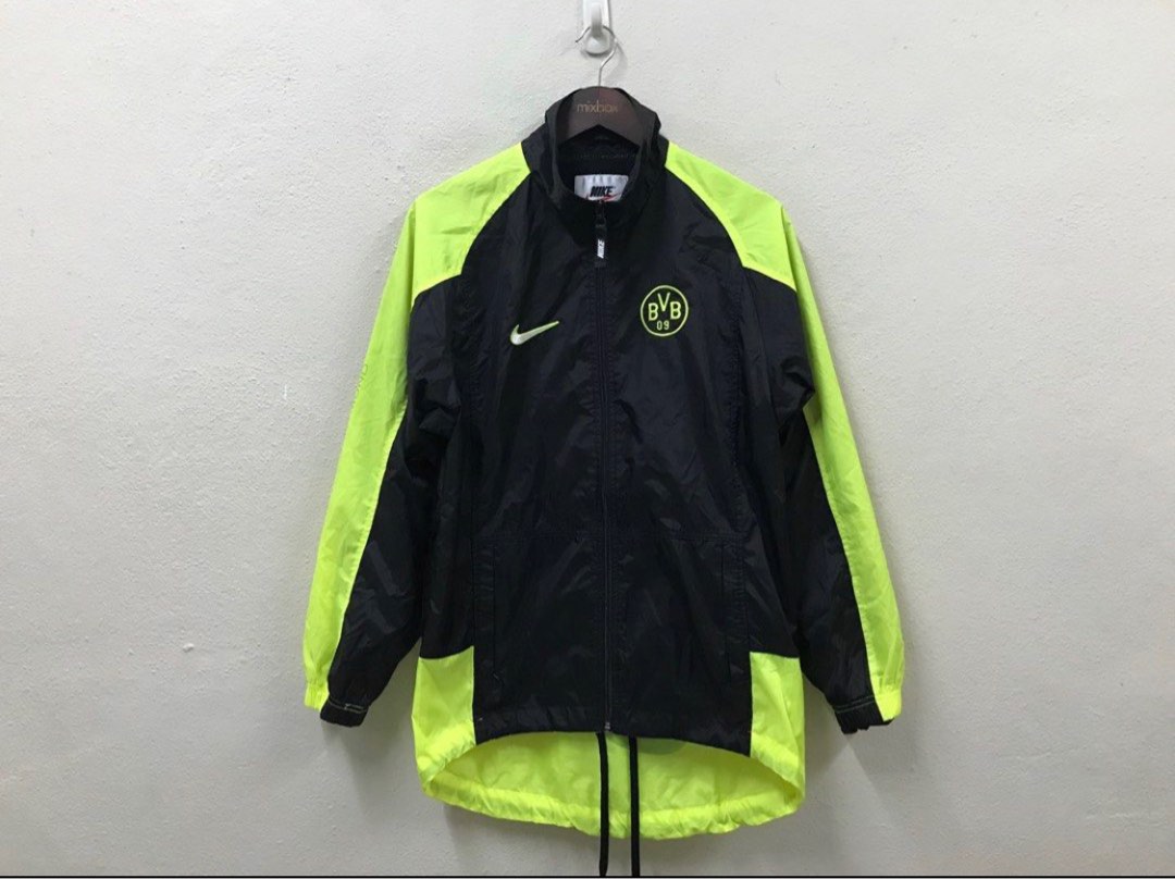 90s NIKE Borussia Dortmund Windbreaker Jacket soccer/football jersey ...